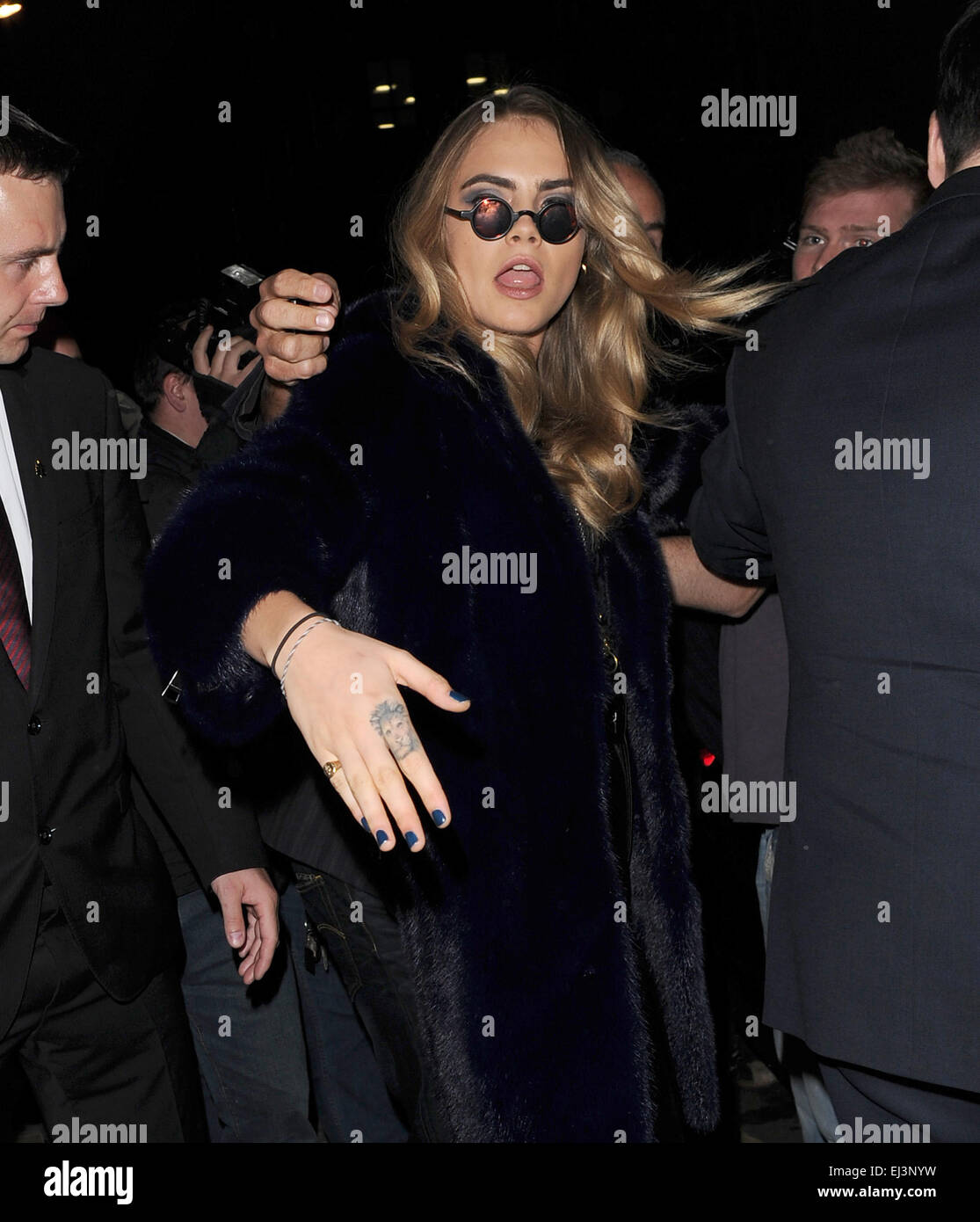 Cara Delevingne, Poppy Delevingne and Suki Waterhouse leaving their ...