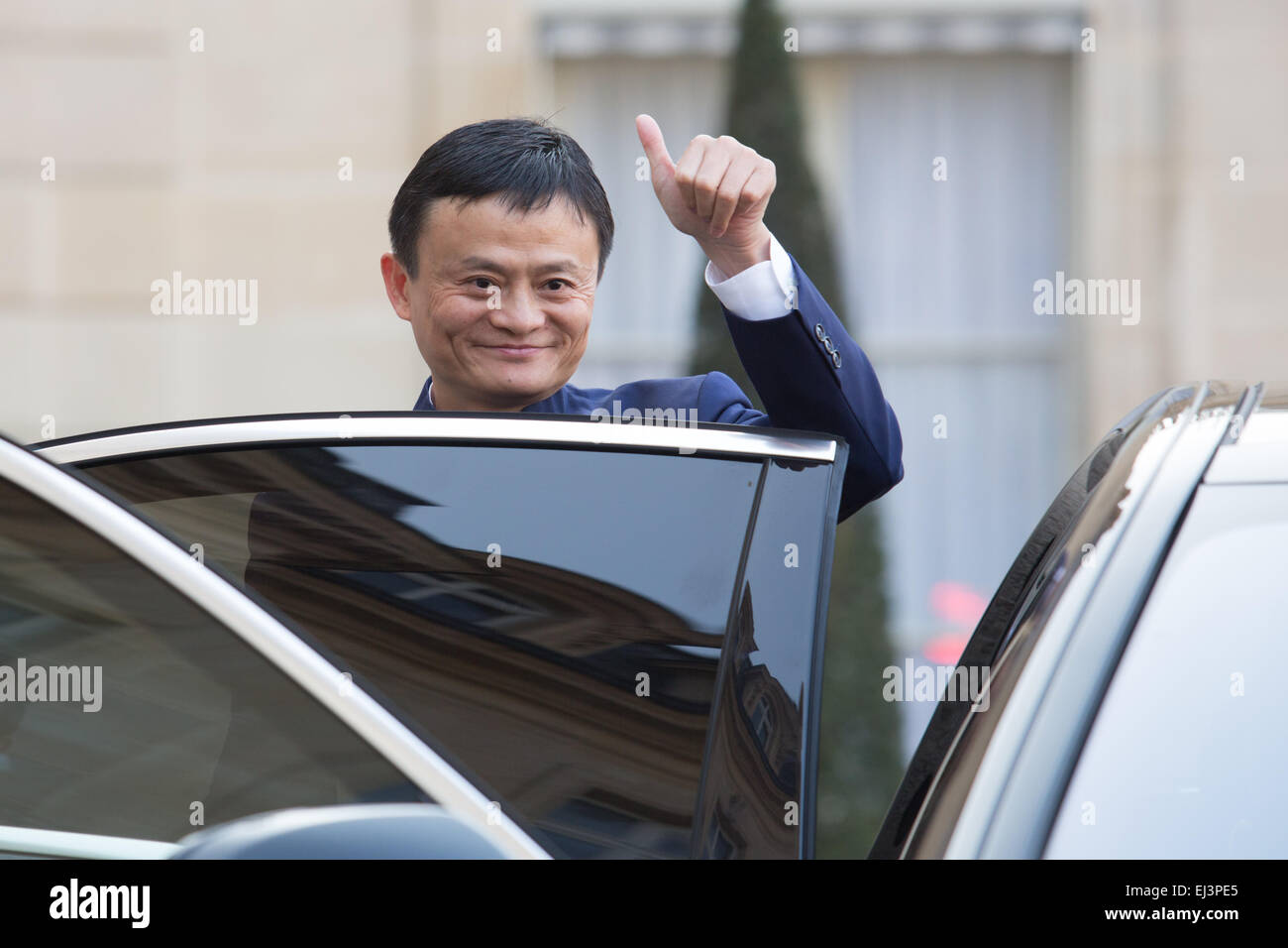 Paris, France. 18th Mar, 2015. Jack Ma, Chinese entrepreneur and ...