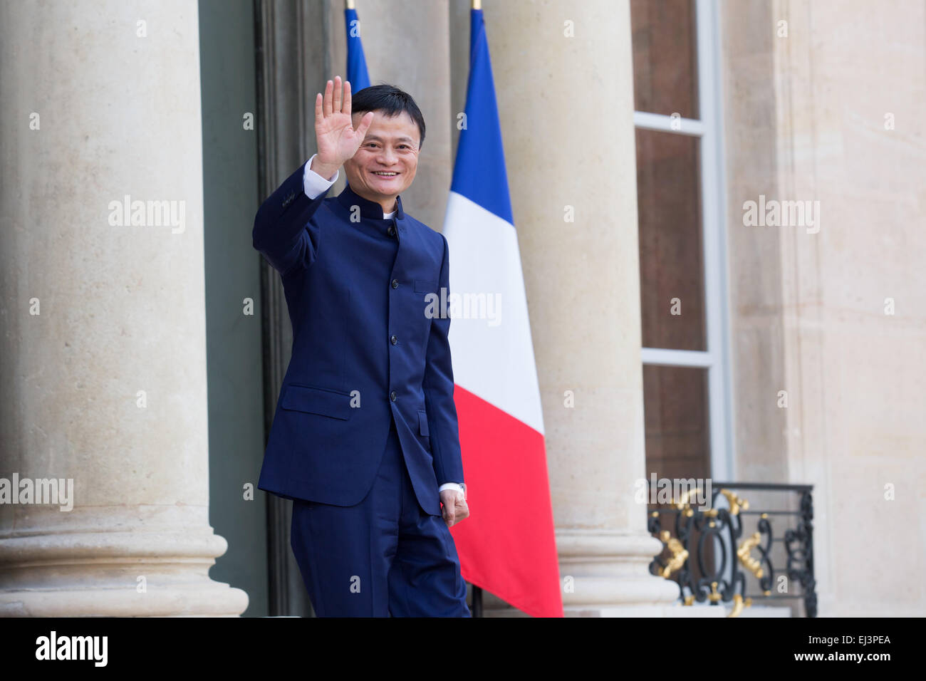 Paris, France. 18th Mar, 2015. Jack Ma, Chinese entrepreneur and ...