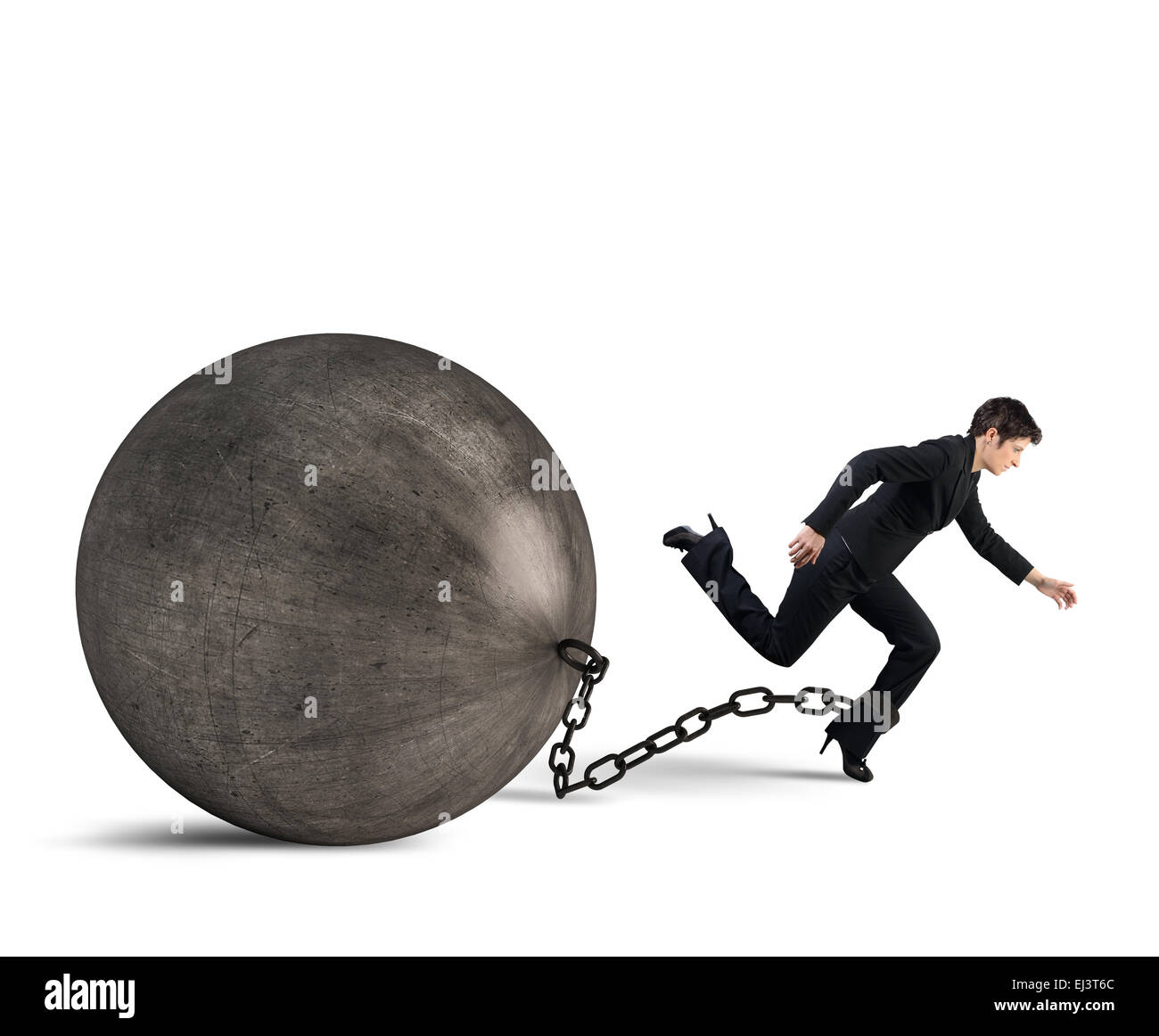 Escape run Cut Out Stock Images & Pictures - Alamy