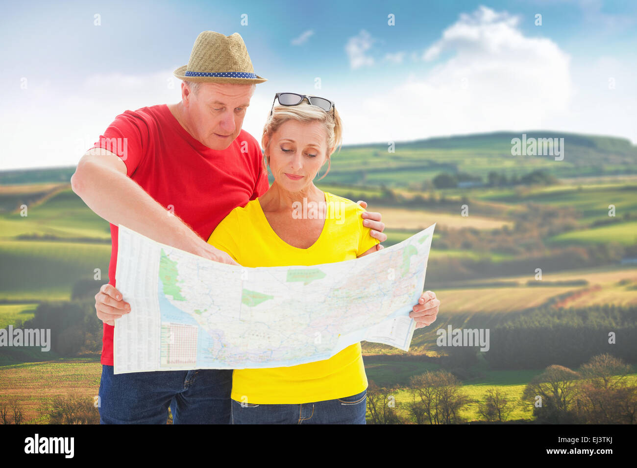 Lost tourist map hi-res stock photography and images - Alamy