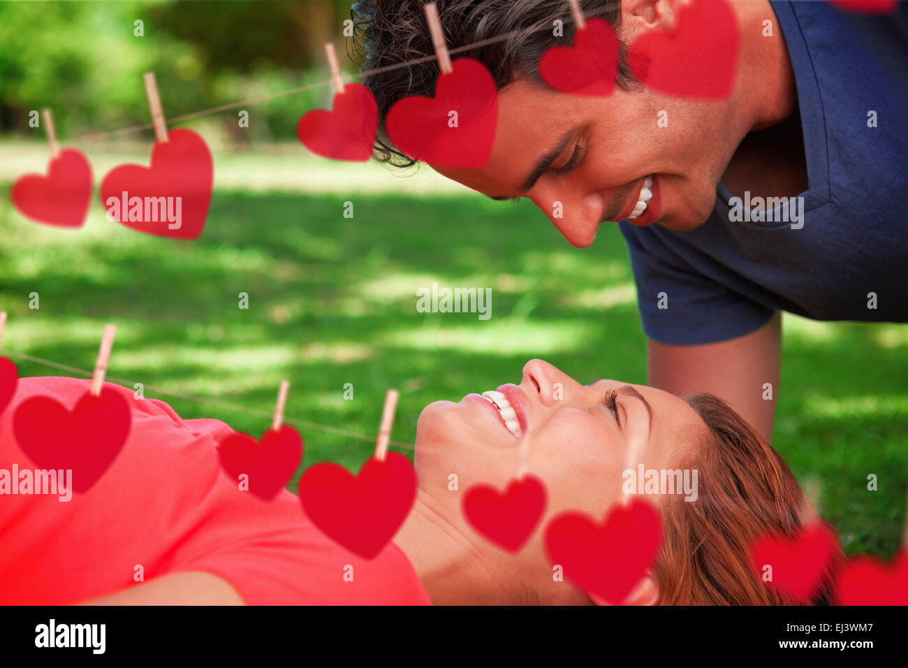 Man smiling looking down hi-res stock photography and images - Alamy