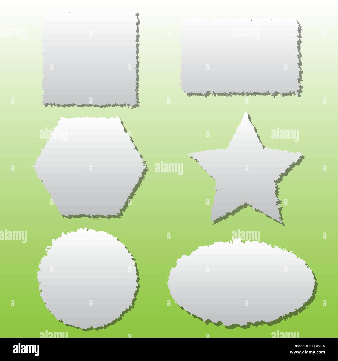 White torn paper square Stock Vector Images - Alamy