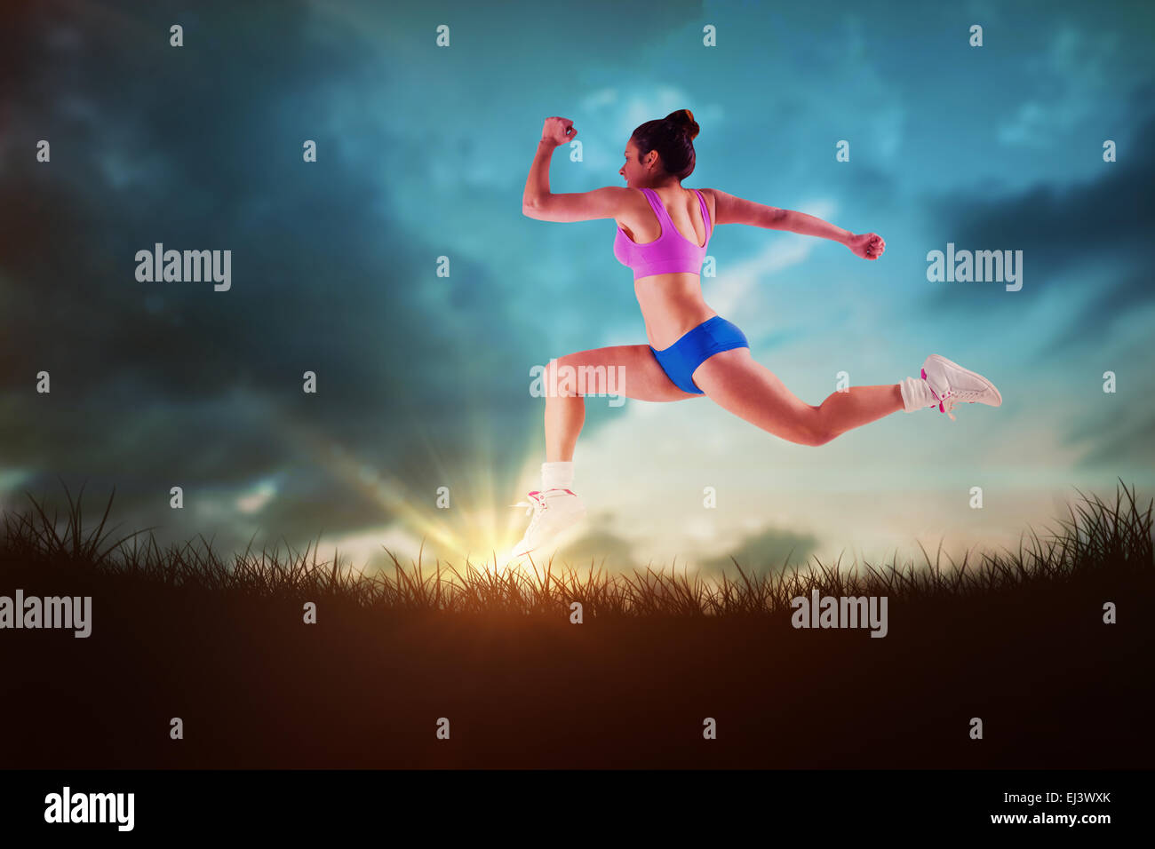 Jumping copy hi-res stock photography and images - Alamy