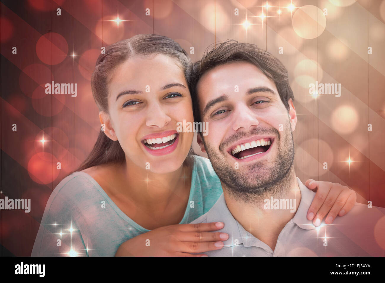 Attractive female smiling laughing camera hi-res stock photography and ...