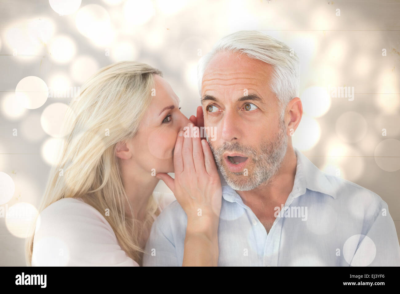 Whispering a secret hi-res stock photography and images - Alamy
