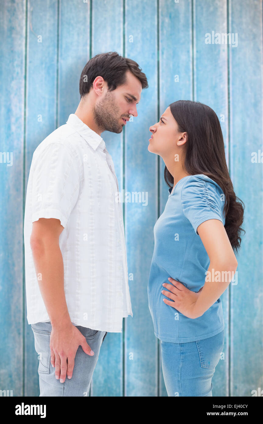 Couple staring at each other hi-res stock photography and images - Alamy