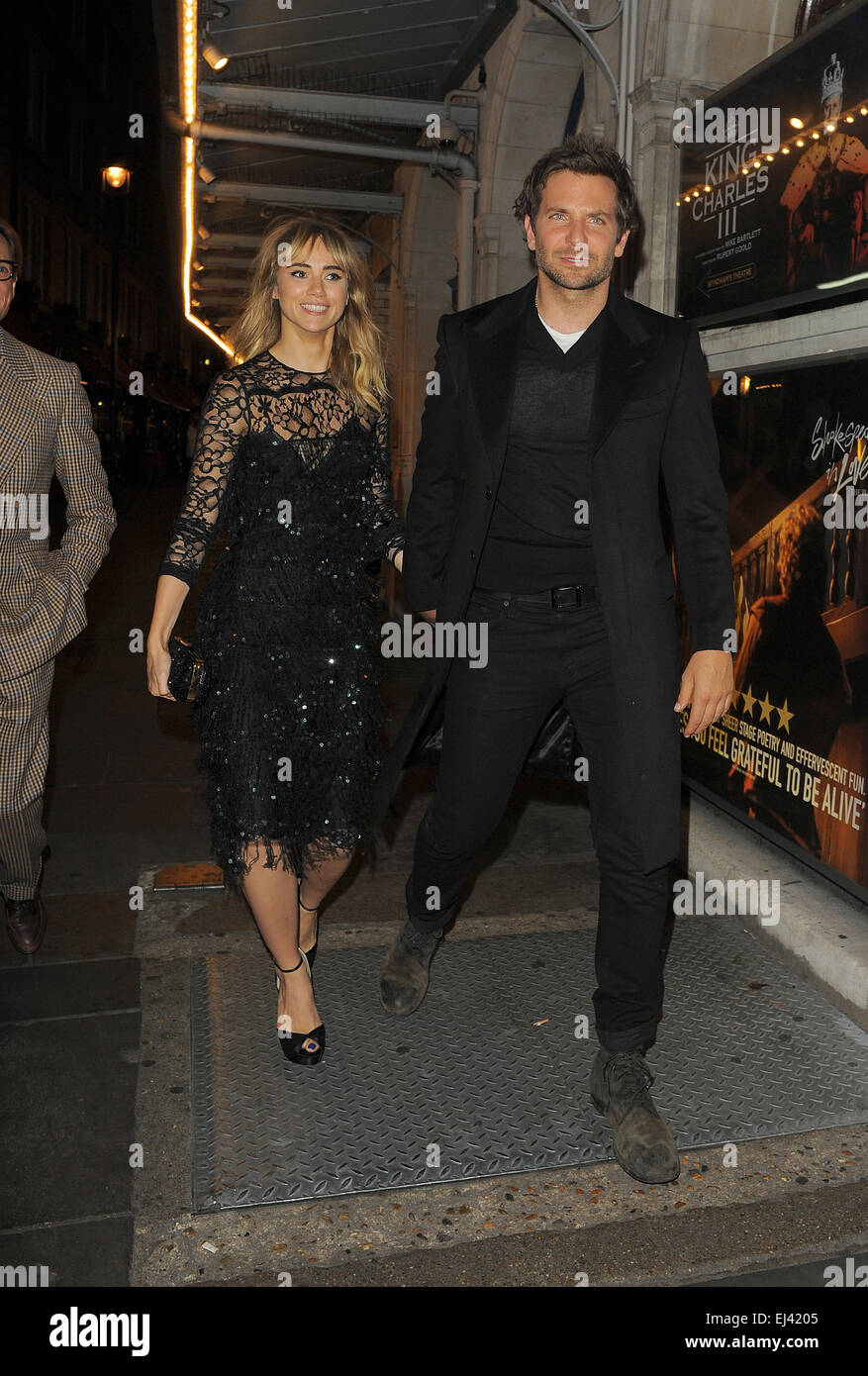 Suki Waterhouse and Bradley Cooper enjoy a double date at J. Sheekey ...