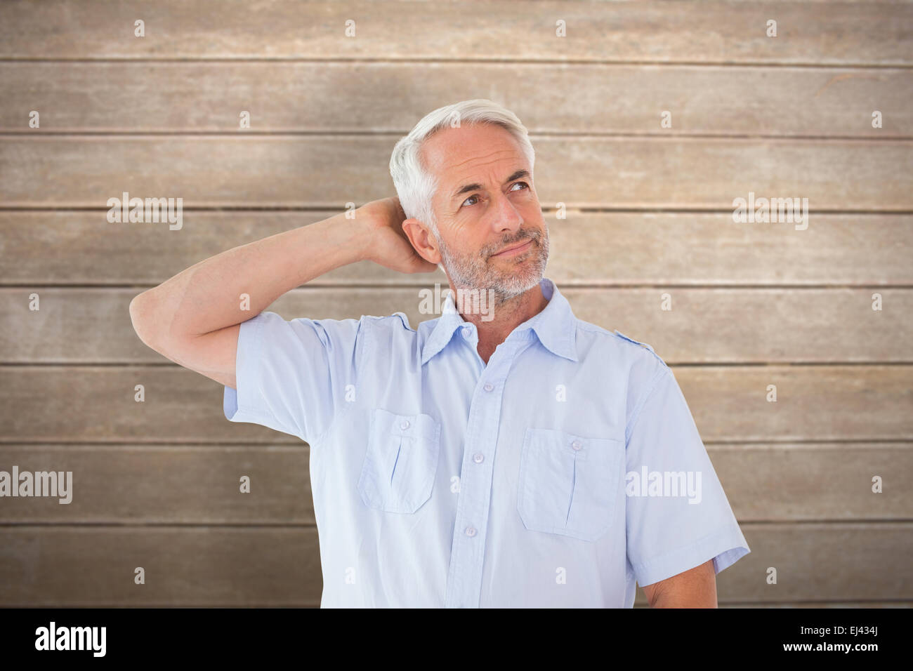 Hand behind head hi-res stock photography and images - Alamy