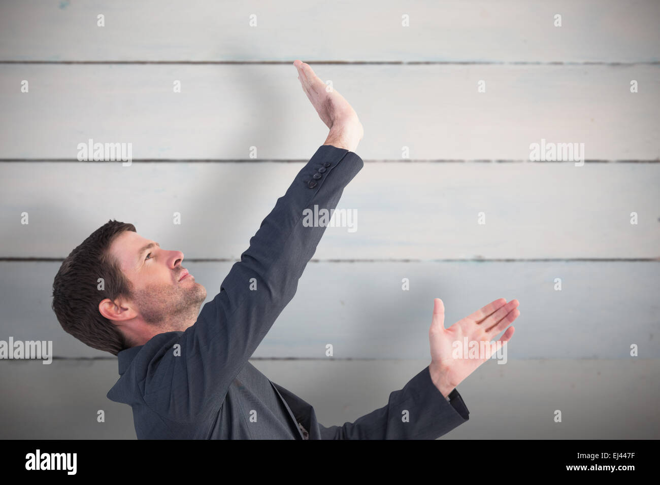Hands pushing hi-res stock photography and images - Alamy