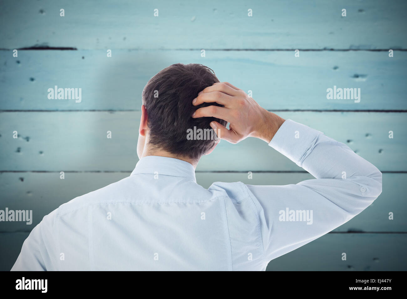 Male scratching its head hi-res stock photography and images - Alamy