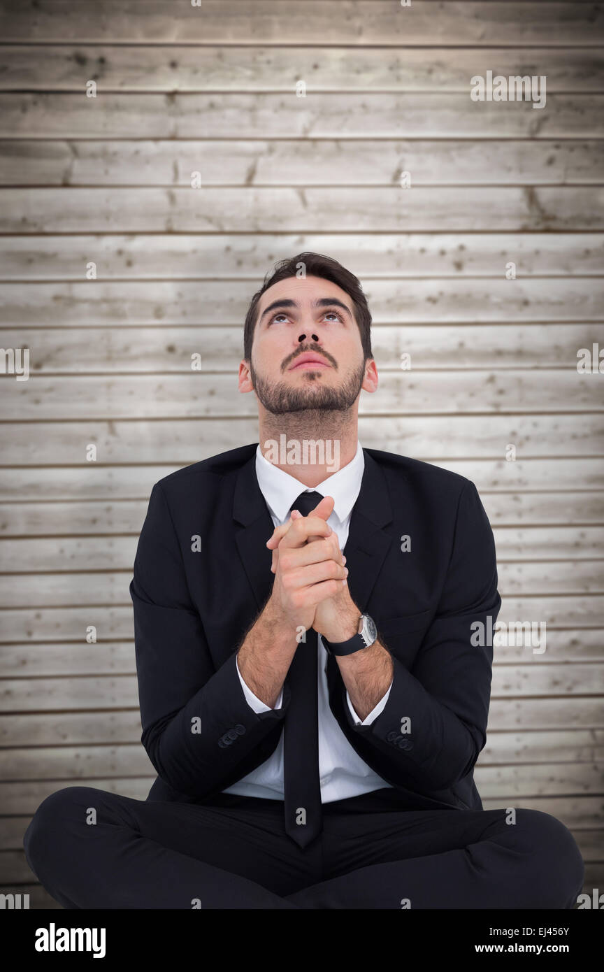 Praying man suit hi-res stock photography and images - Alamy
