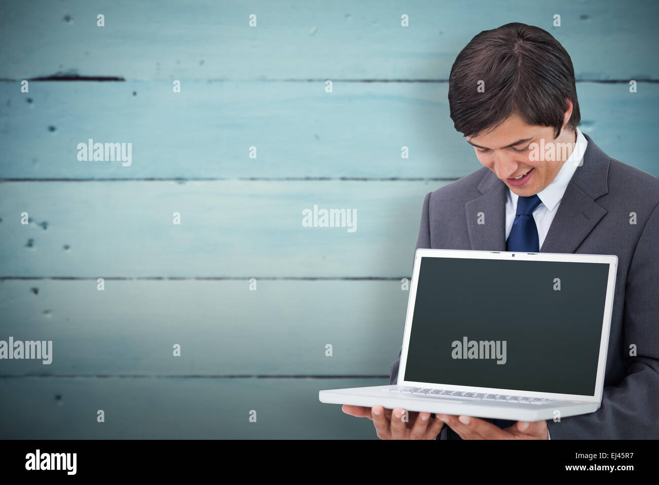 Laptop screen showing work hi-res stock photography and images - Alamy