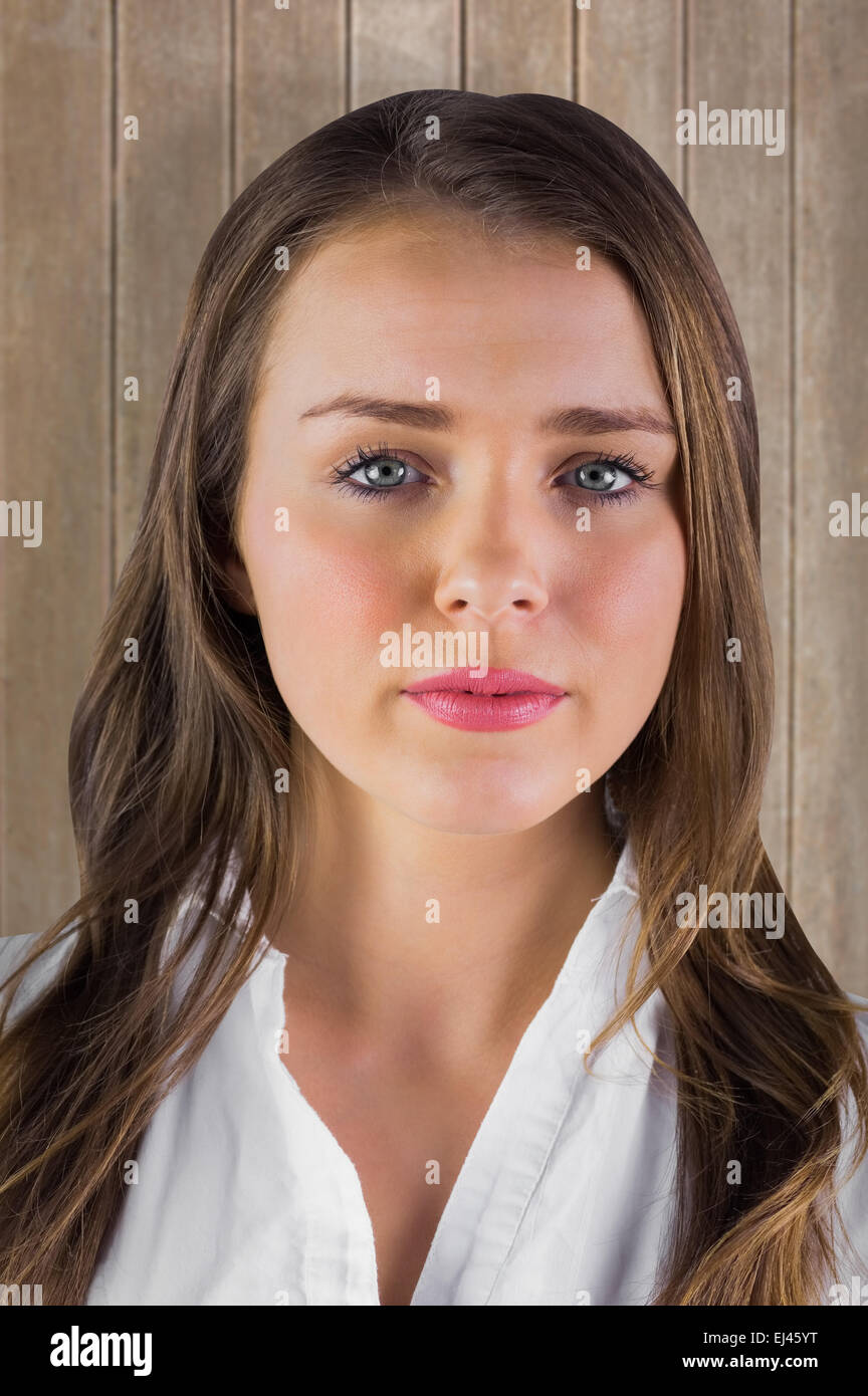 White serious hi-res stock photography and images - Alamy