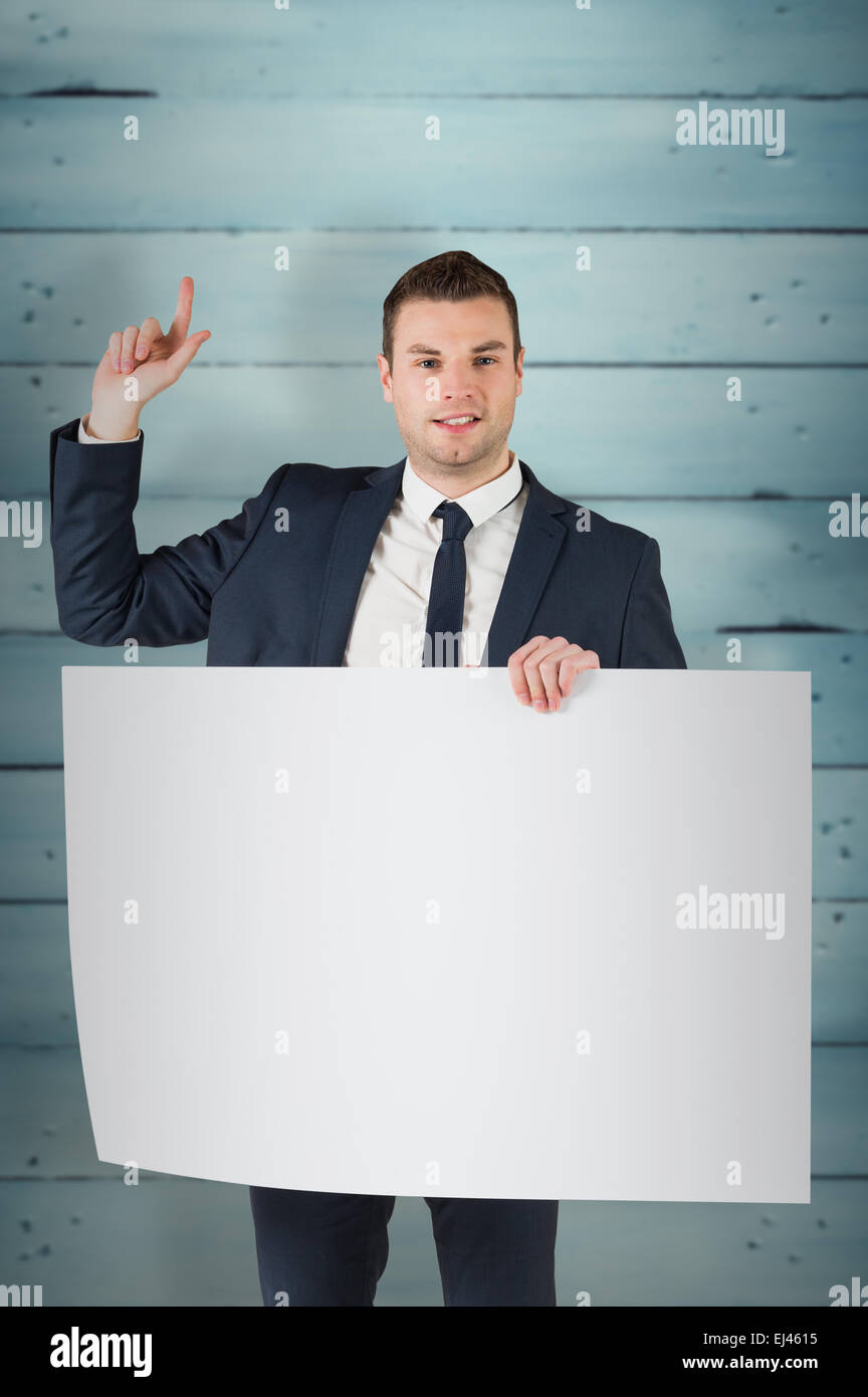Male corporate holding pointing hi-res stock photography and images - Alamy