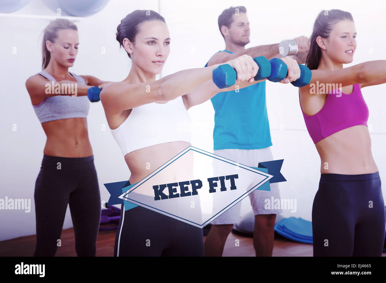 Keep fit class hi-res stock photography and images - Alamy