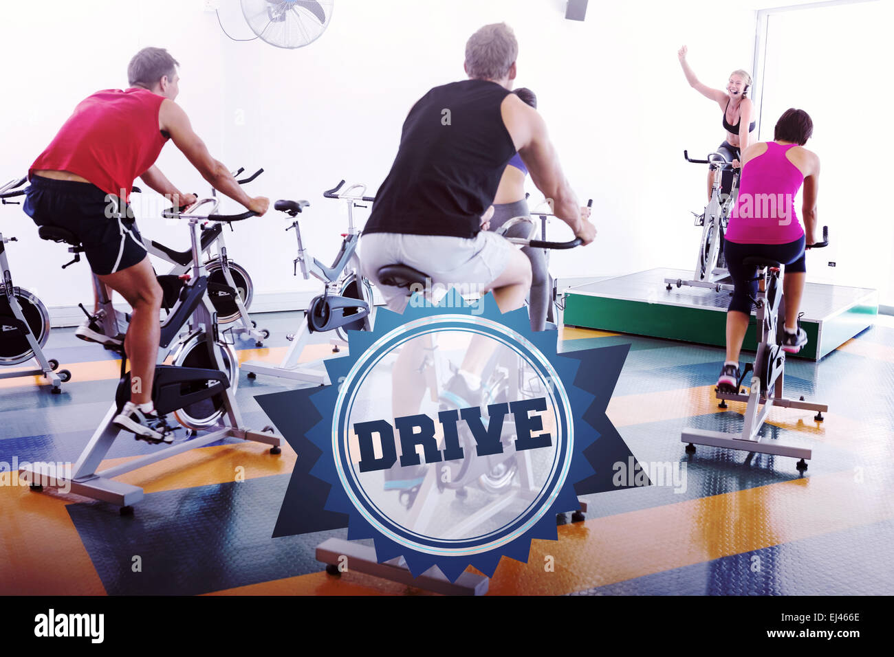 Spin class hi-res stock photography and images - Alamy