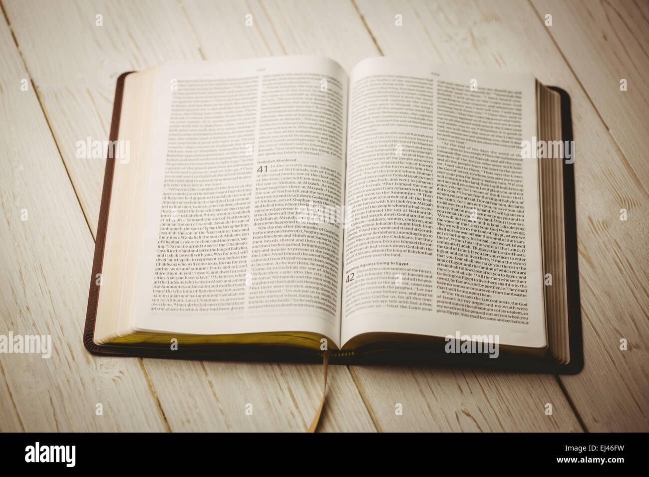 An Open bible Stock Photo - Alamy