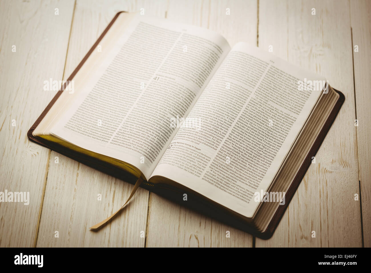 An Open bible Stock Photo - Alamy