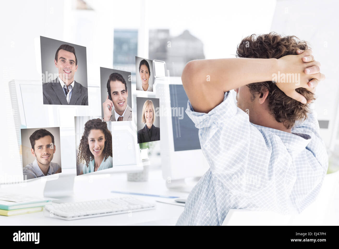 Business casual man woman hi-res stock photography and images - Alamy