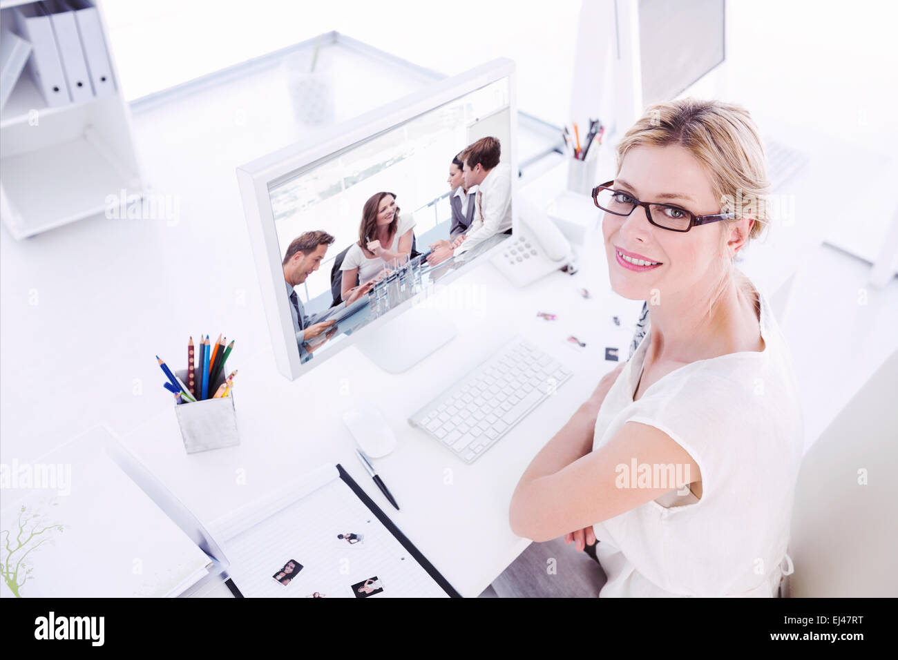 Video editor talking on hi-res stock photography and images - Alamy