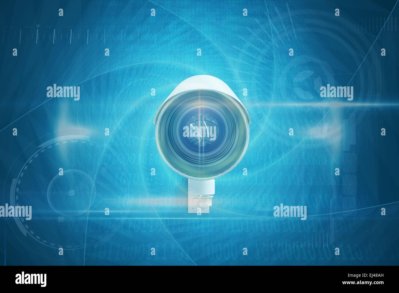 Composite image of cctv camera Stock Photo - Alamy