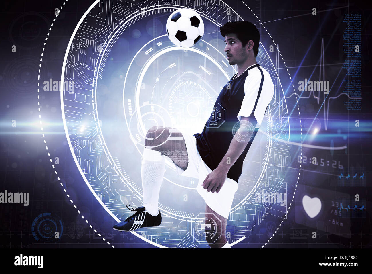 Football heart rate hi-res stock photography and images - Alamy