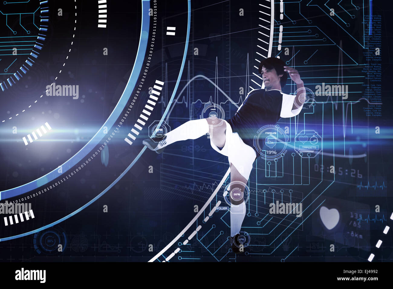 Football heart rate hi-res stock photography and images - Alamy