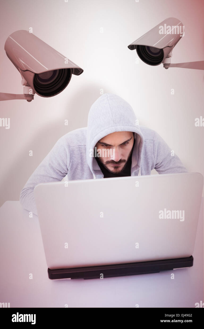 Hacking laptop hi-res stock photography and images - Alamy