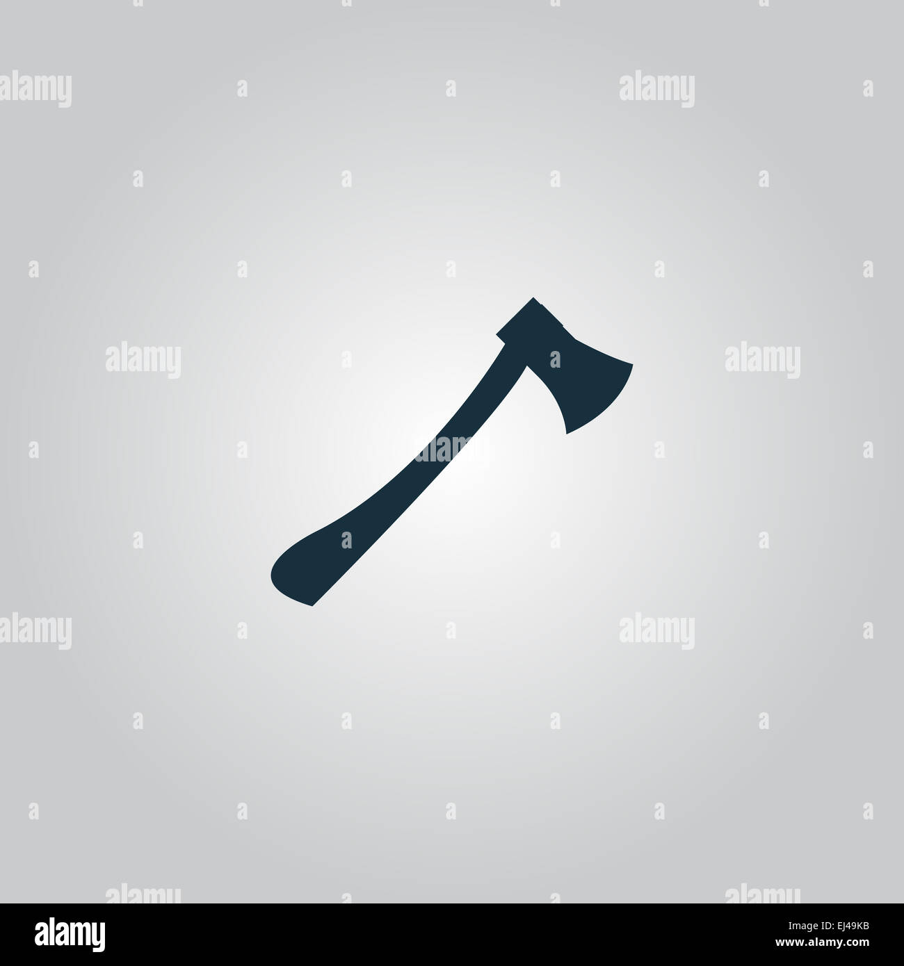 The ax icon. Axe symbol. Flat Vector illustration Stock Photo - Alamy
