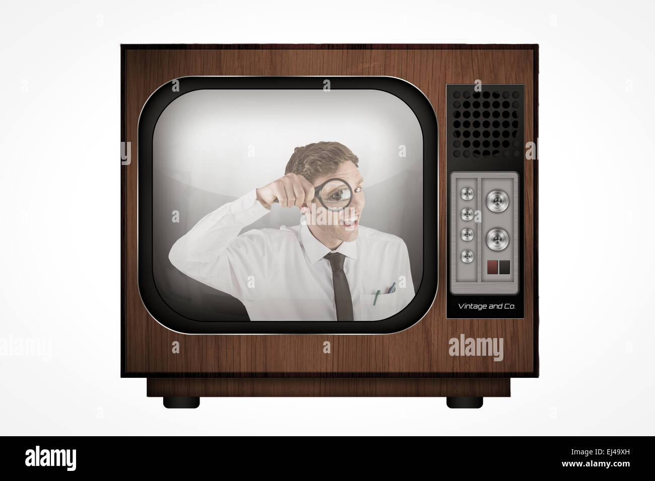 Vintage television 20s hi-res stock photography and images - Alamy