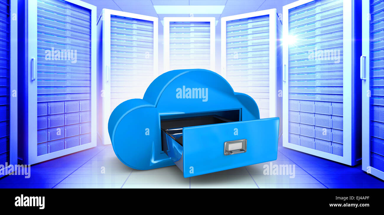 Composite image of cloud computing drawer Stock Photo - Alamy