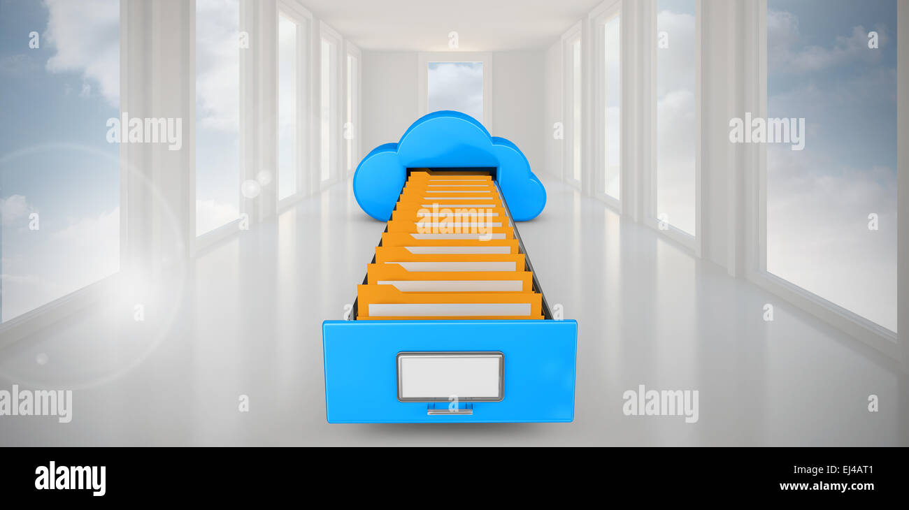 Composite image of cloud computing drawer Stock Photo - Alamy