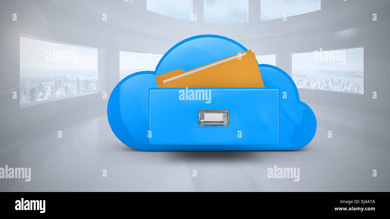 Composite image of cloud computing drawer Stock Photo - Alamy