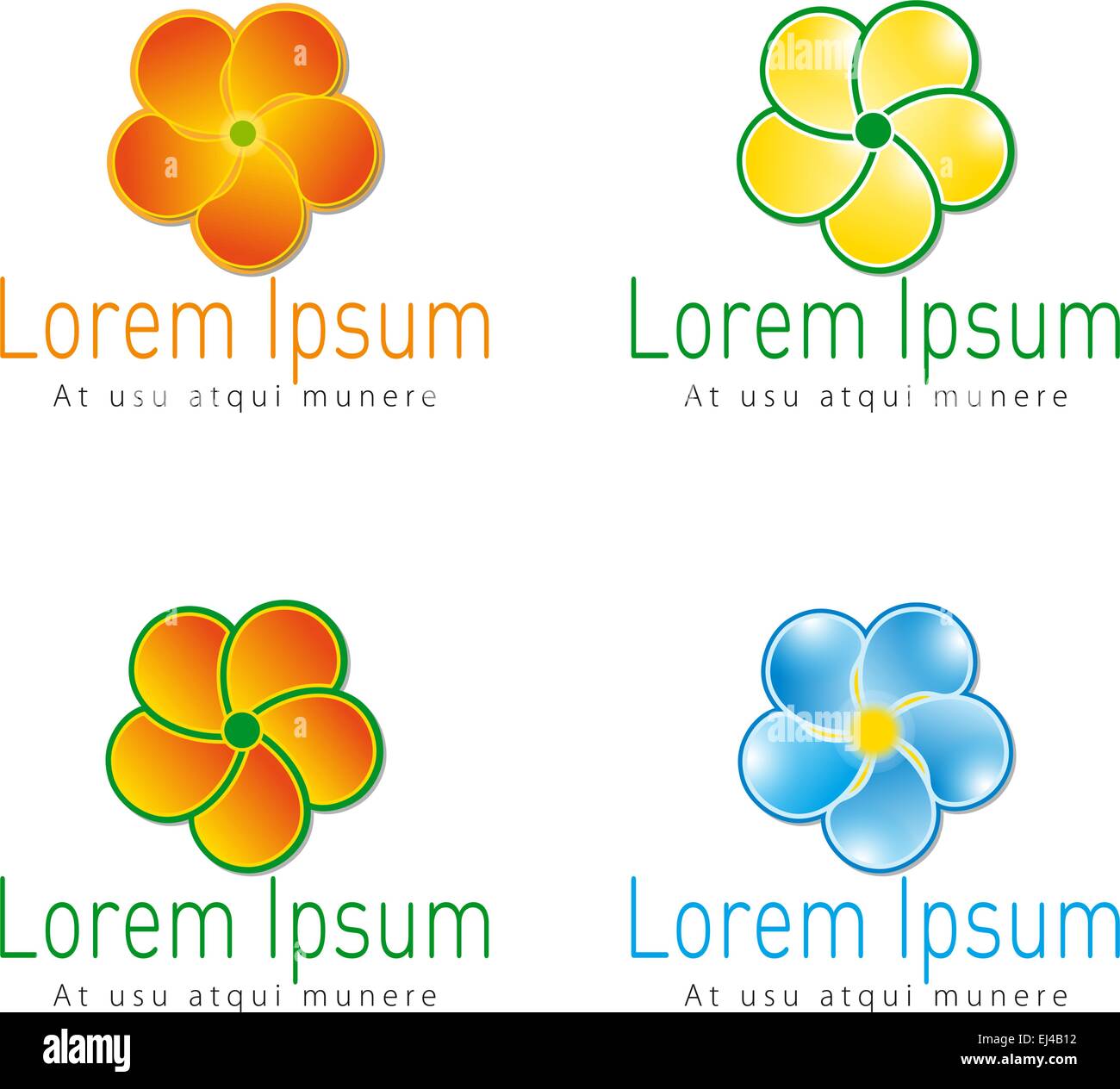 For a company working with nature and environment Stock Vector Image ...