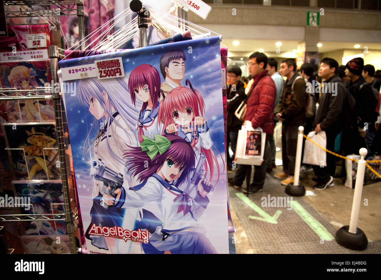 Tokyo, Japan. 21st March, 2015. Visitors gather at the Anime Japan 2015 ...