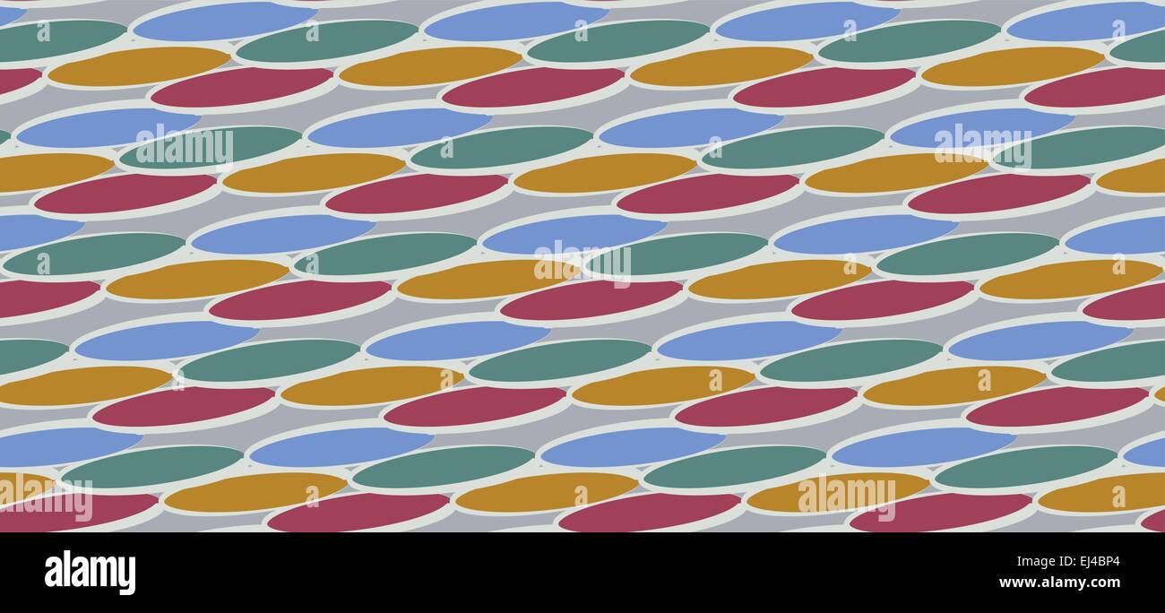 Colorful oval seamless pattern texture for decoration, fabric ...