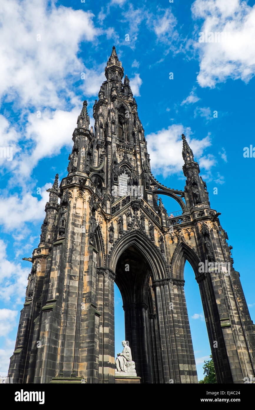 The spire of the Scott Monument in Edinburgh Stock Photo - Alamy
