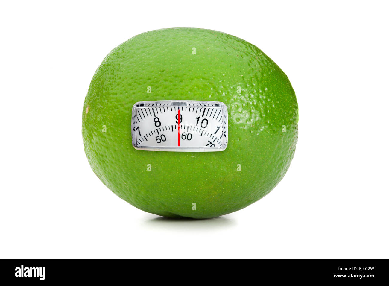 Green weighing scales Cut Out Stock Images & Pictures - Alamy