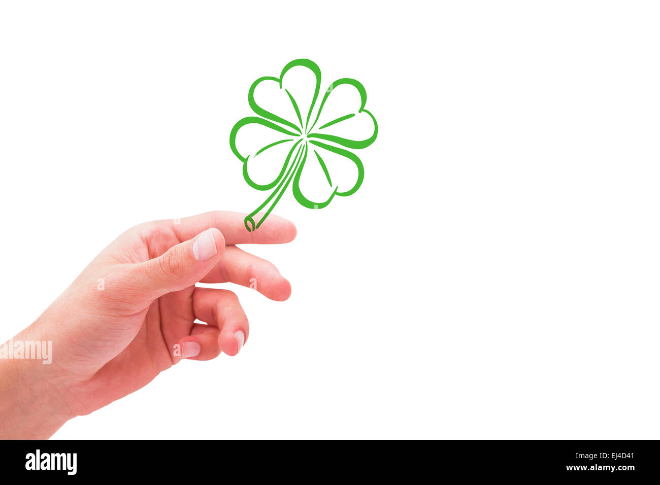 Composite image of shamrock Stock Photo - Alamy