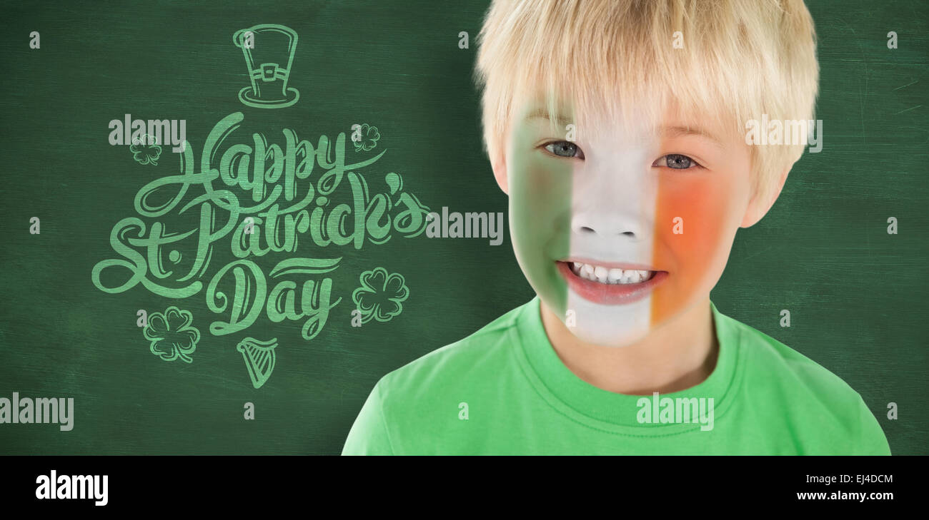 Composite image of cute irish boy Stock Photo - Alamy