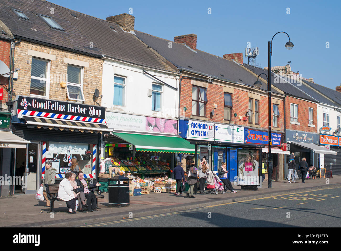 Shields Road, Byker high street, north east England, UK Stock Photo - Alamy