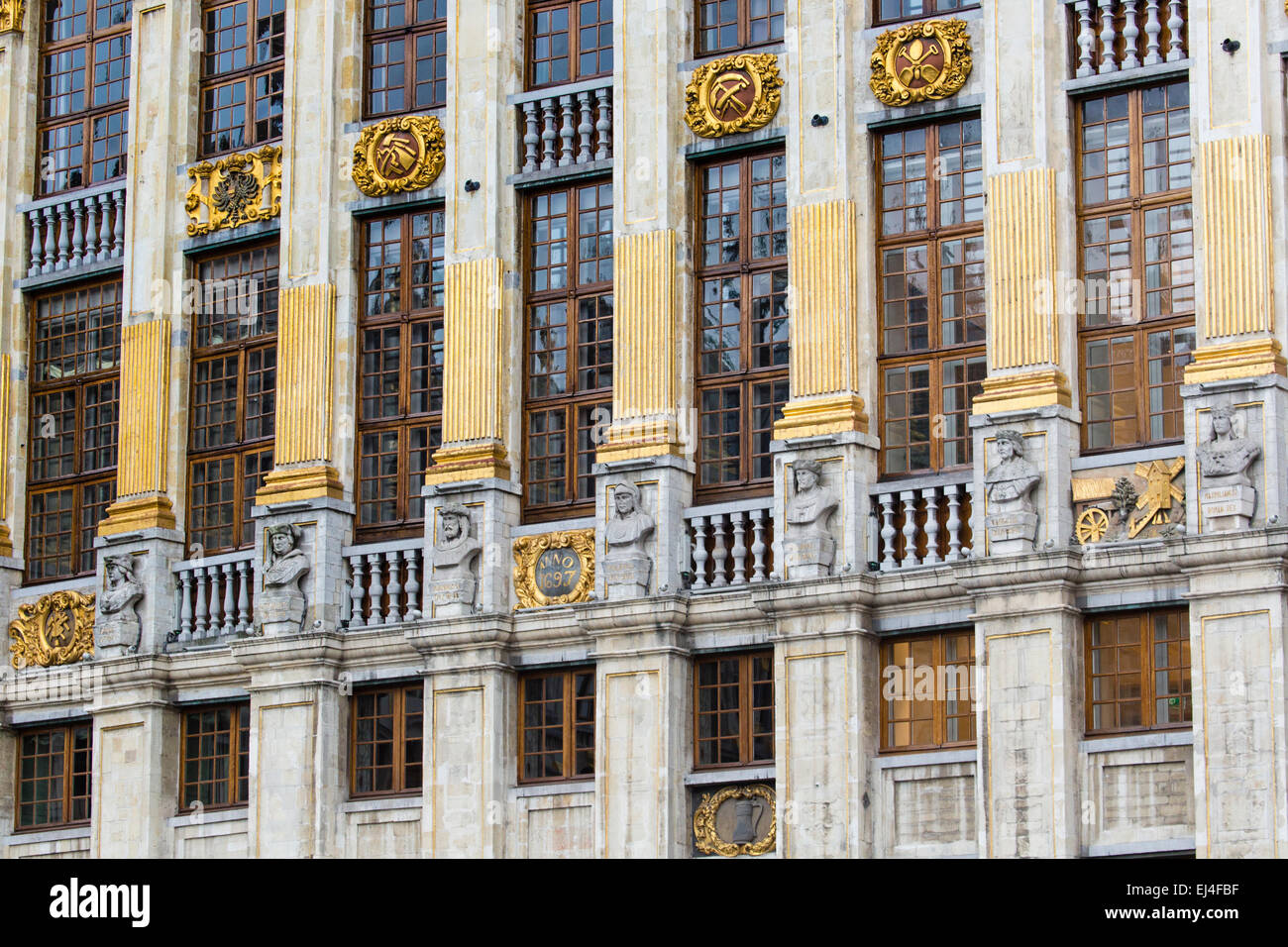 Grand Place in Brussels Belgium Stock Photo - Alamy