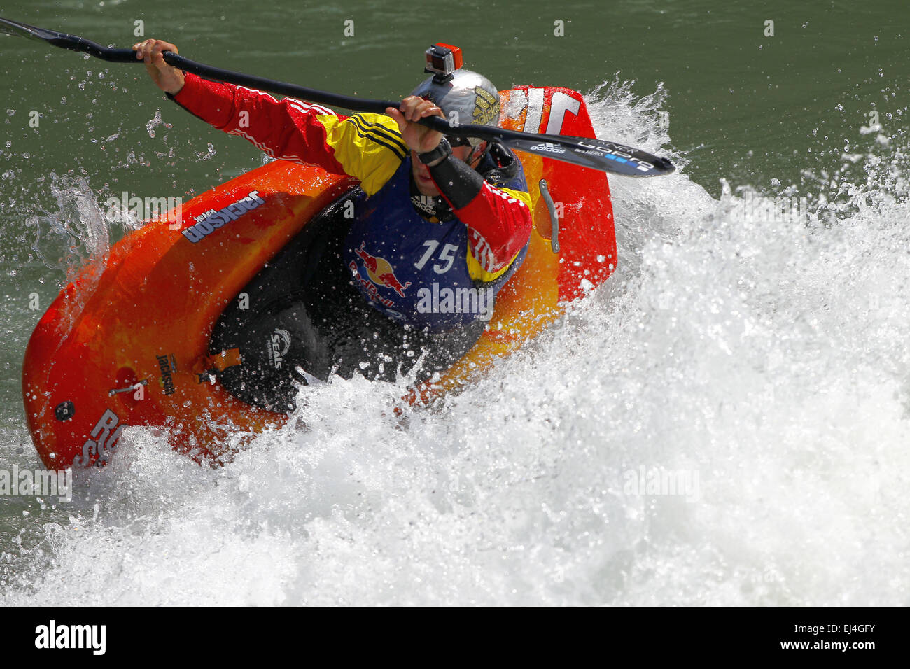 Nujiang, China's Yunnan Province. 21st Mar, 2015. Second-place-winner ...