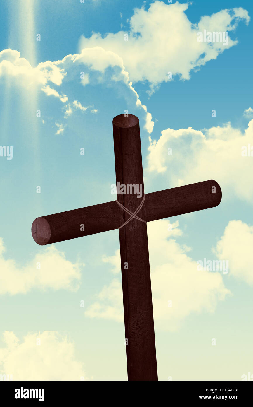 Cross against sky Stock Photo - Alamy