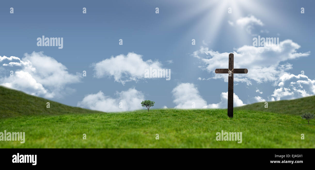 Cross against sky Stock Photo - Alamy