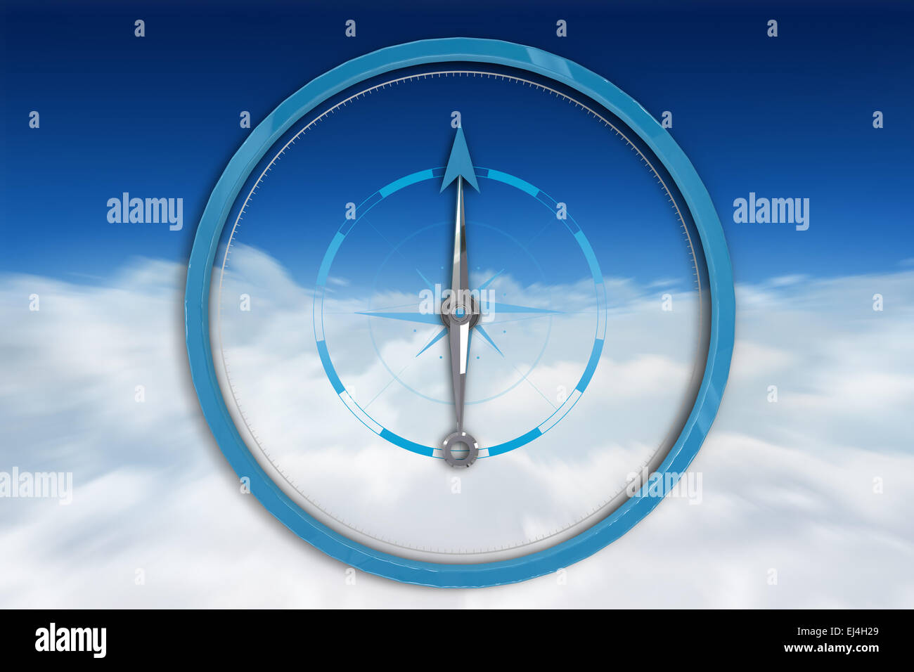 Composite image of compass Stock Photo - Alamy