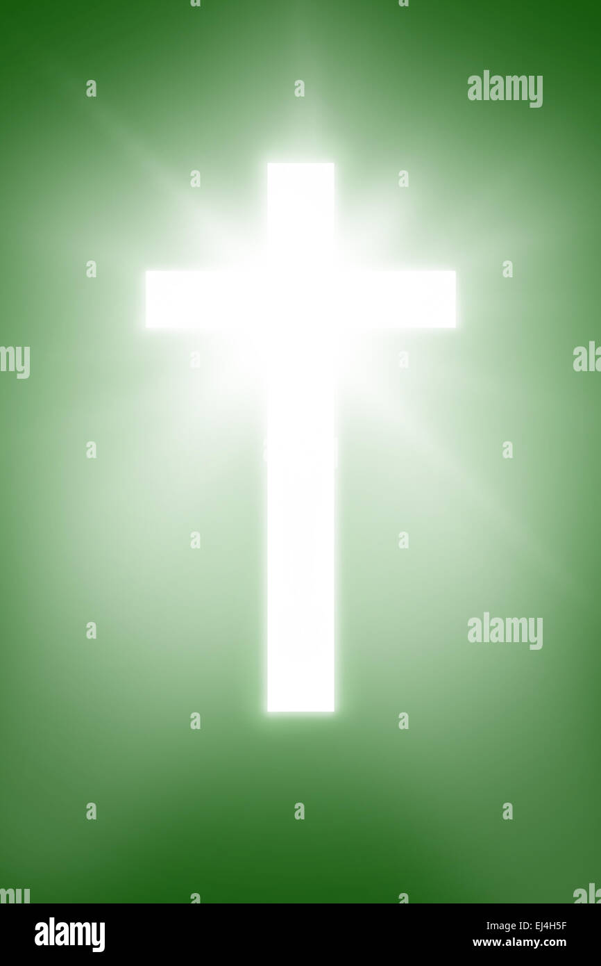 Green white cross hi-res stock photography and images - Alamy