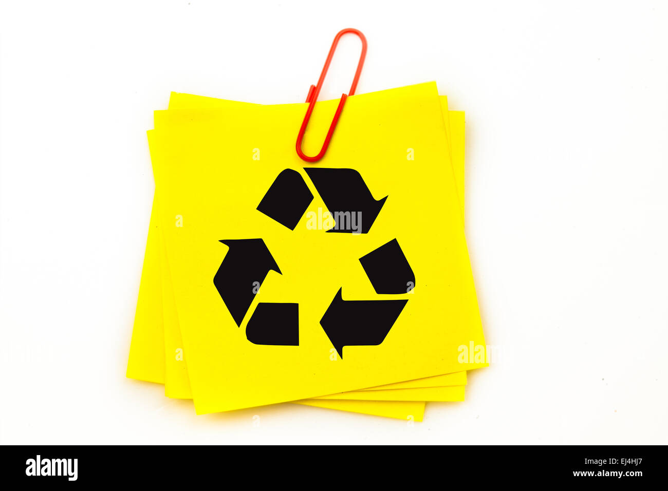 Yellow recycling symbol hi-res stock photography and images - Alamy