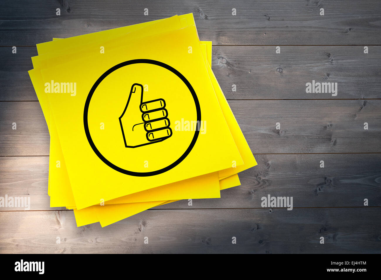 Thumbs up with board hi-res stock photography and images - Alamy